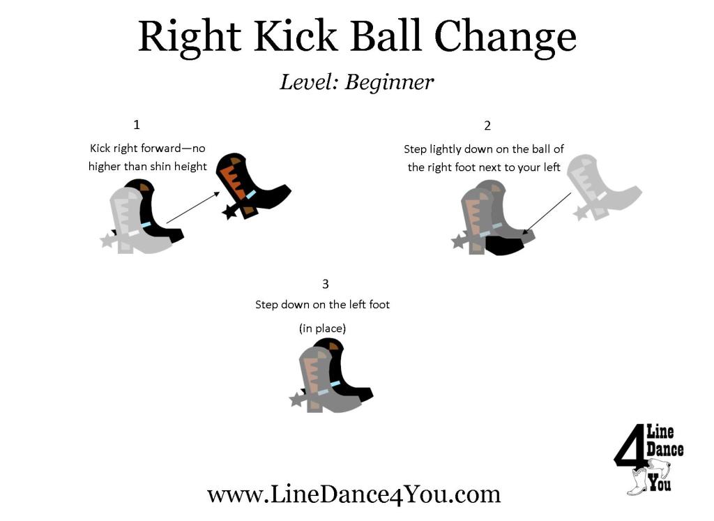 Step of the Week: Kick Ball Change – LineDance4You