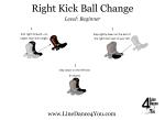 Step of the Week: Kick Ball Change – LineDance4You