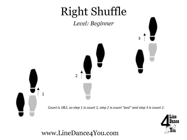 Step of the Week: Shuffle – LineDance4You