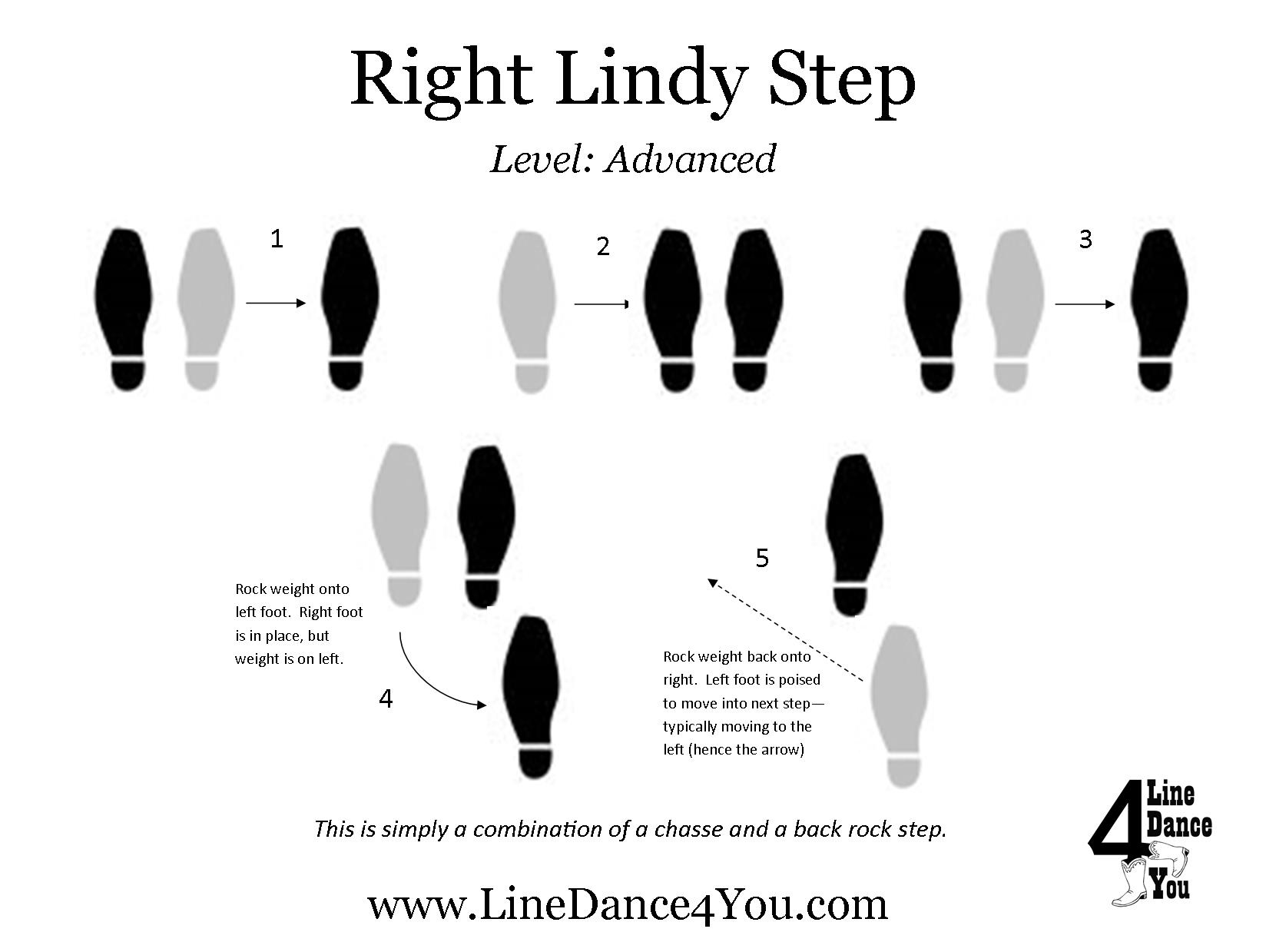 Step of the Week: Lindy Step – LineDance4You