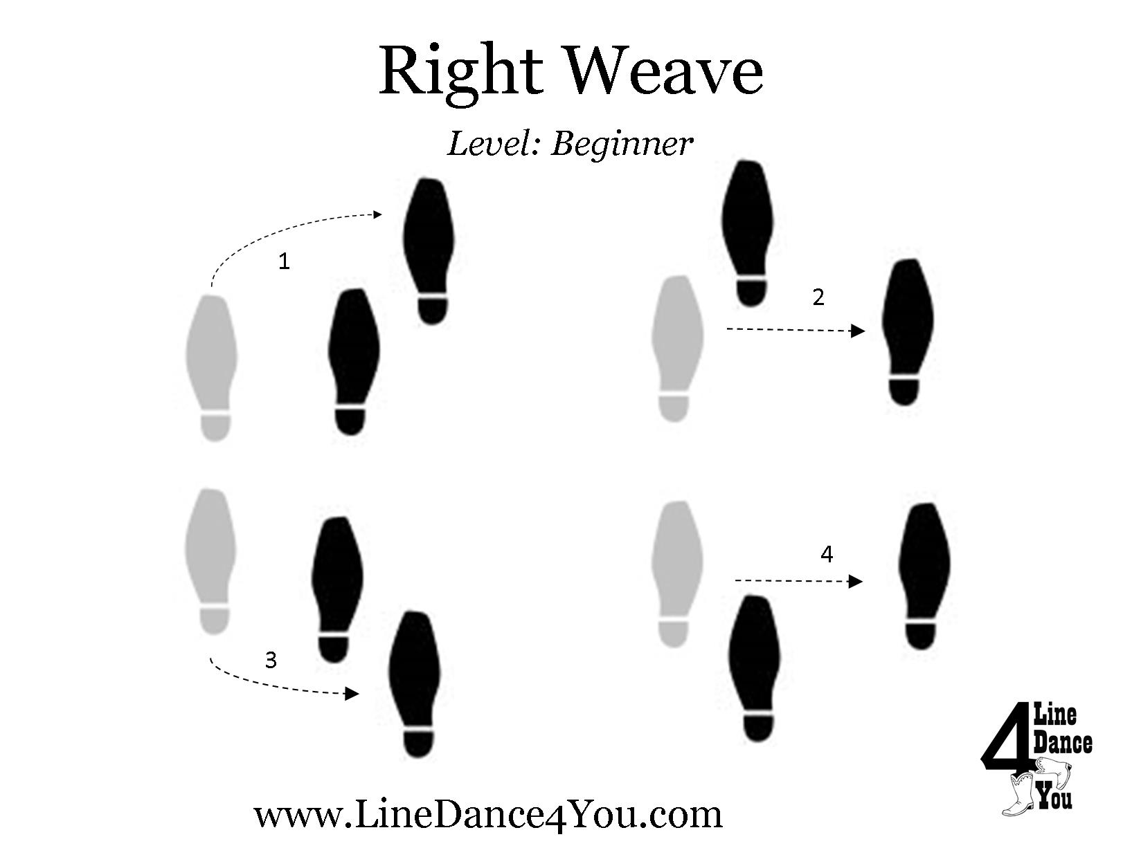Step of the Week: Weave – LineDance4You