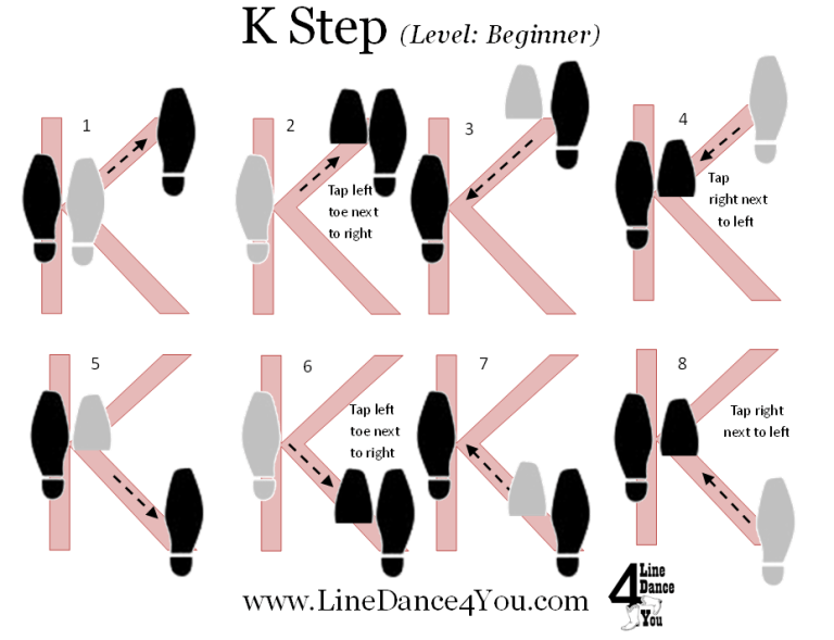 Step of the Week: K Step – LineDance4You